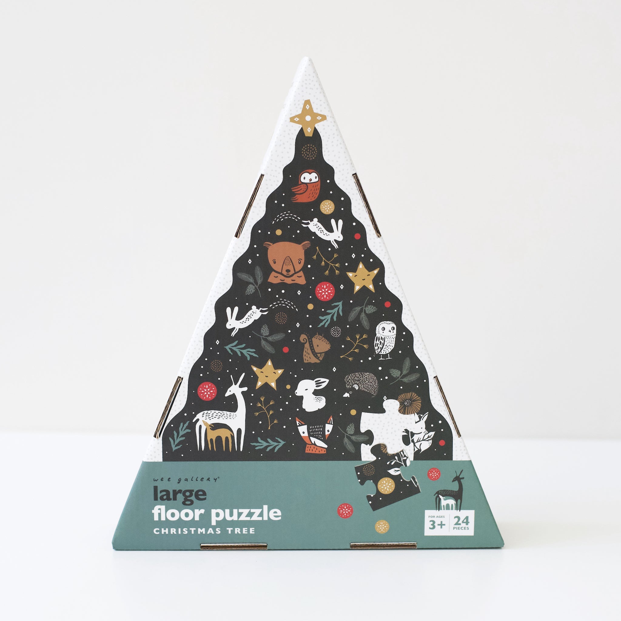 Wee Gallery Eco-Friendly Christmas Tree Floor Puzzle – Nature Kids Co.
