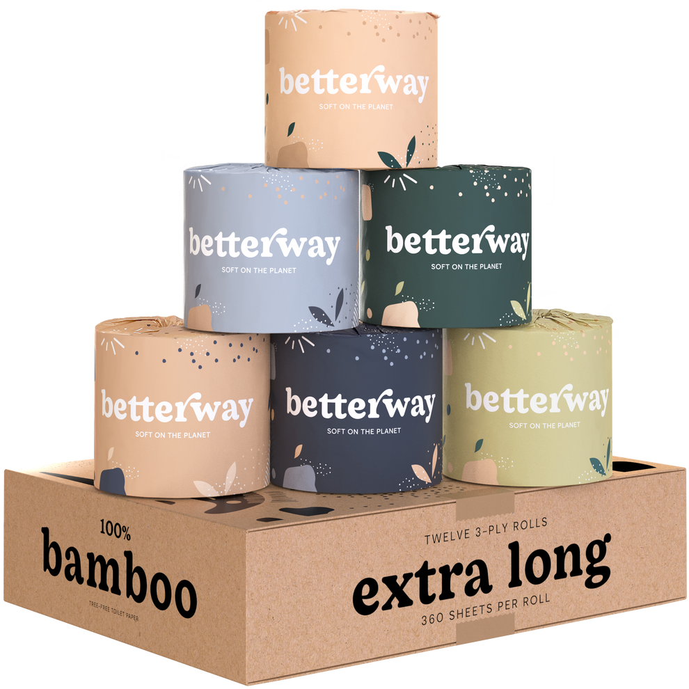 Betterway Bamboo Toilet Paper (12 Rolls) – Nature Kids Co.