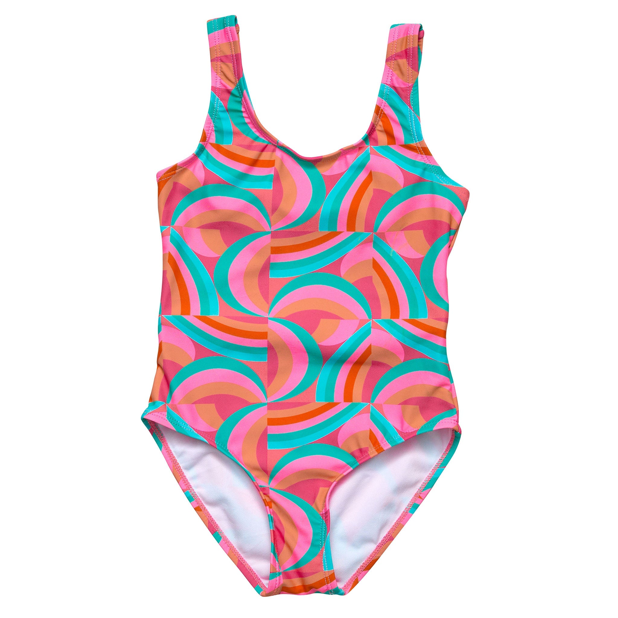 Geo Melon Sustainable Tie Back Swimsuit – Nature Kids Co.