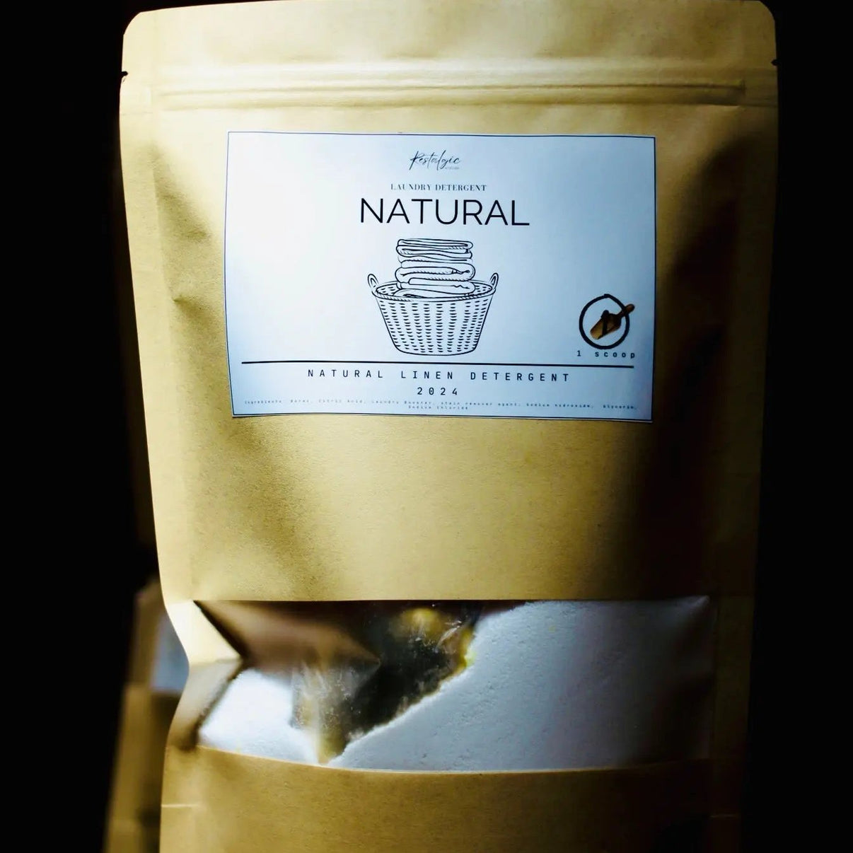 Natural Organic Vegan Laundry Detergent – 30oz & 4lb (Eco-Friendly Cle ...