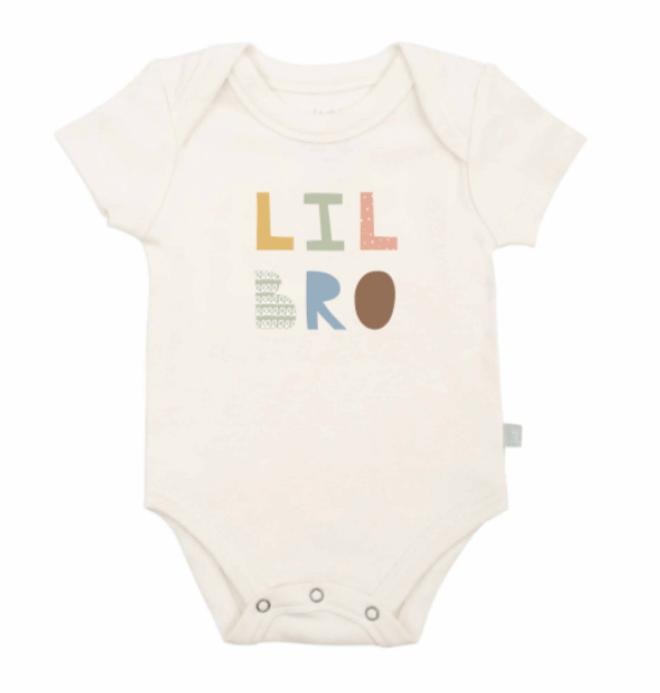 graphic bodysuit | lil bro - desert rose – Nature Kids Co.