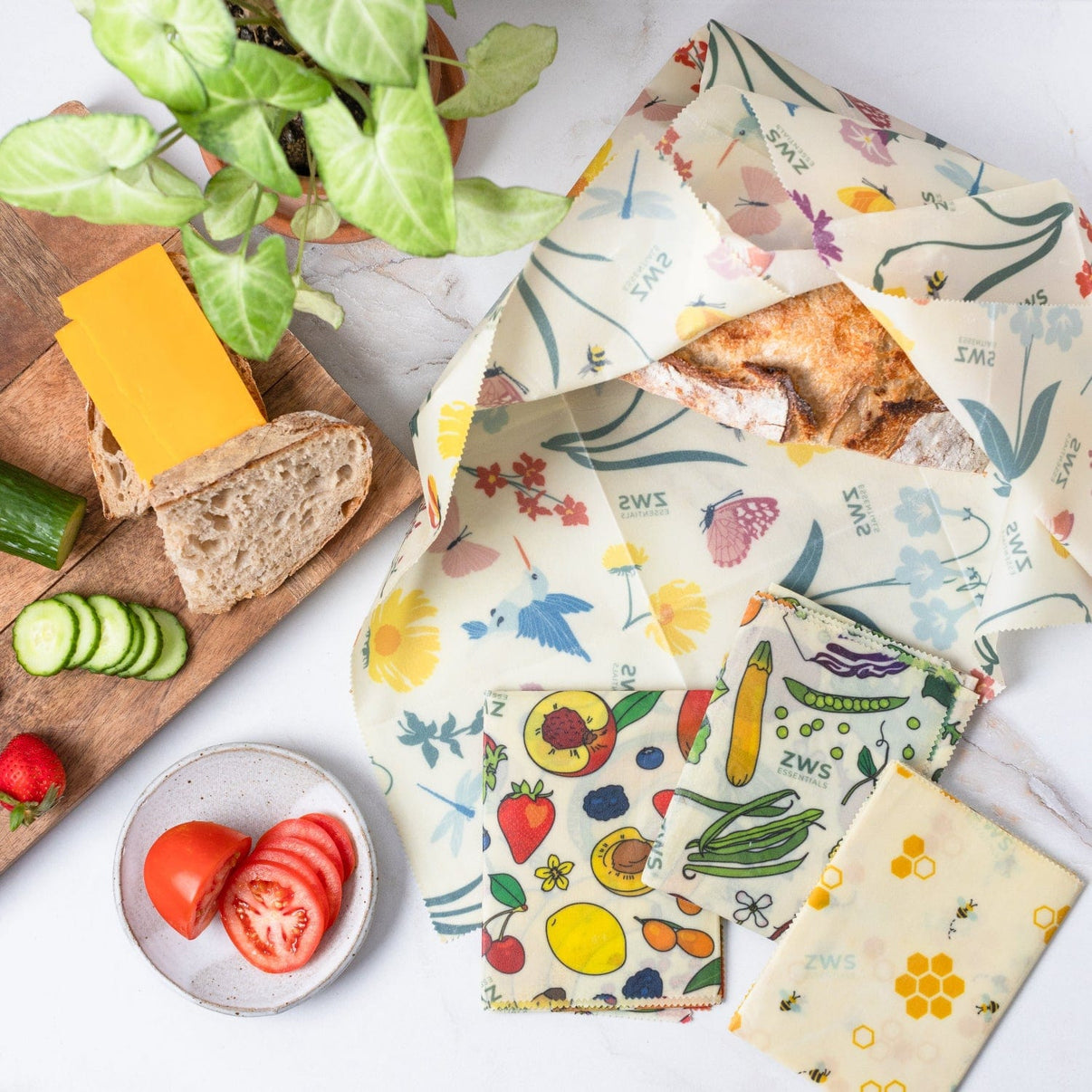 Beeswax Wraps – Plastic-Free Food Storage – Nature Kids Co.